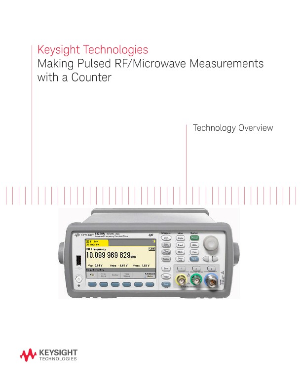 Pulsed Frequency Measurements with Advanced RF Counters PDF Asset Page | Keysight